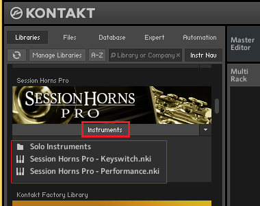 Session Horns Pro 使い方 立ち上げと基本操作 Native Instruments | 清水の音楽HP