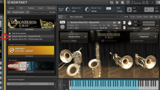 Session Horns Pro 使い方 立ち上げと基本操作 Native Instruments | 清水の音楽HP